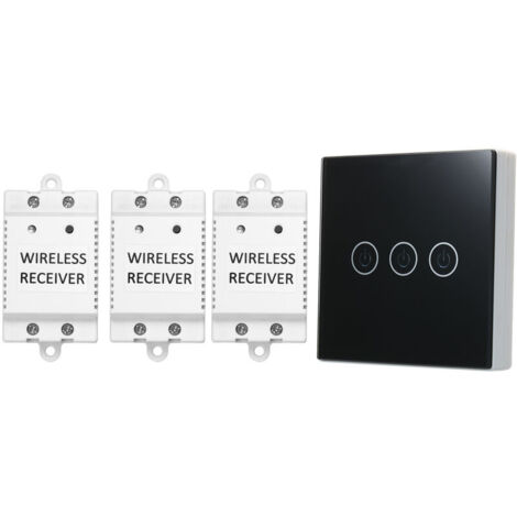 Interruttore tattile remoto wireless, 1 trasmettitore (pannello di ...