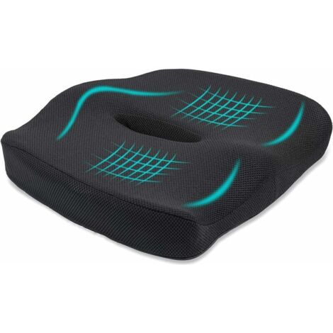 Cuscino portatile in coccige in memory foam, cuscini ergonomici e ...