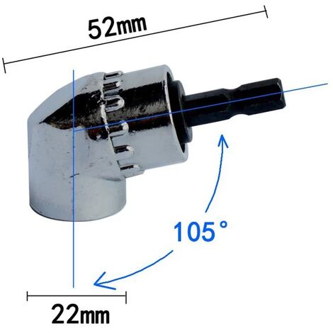105 Set di cacciaviti ad angolo, adattatore per portapresa Punte ...