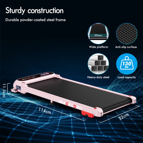 BLACK LORD Walking Pad Treadmill,9% Incline, 4 in 1 Under Desk, Shock ...