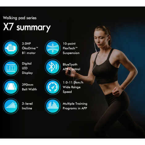 BLACK LORD Walking Pad Treadmill,9% Incline, 4 in 1 Under Desk, Shock ...