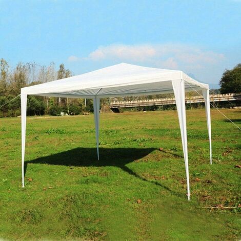 3x4m Gazebo Outdoor Marquee Tent Awning Canopy with 4 Removable Sides ...