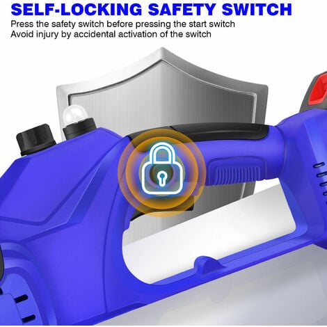 4500W Cordless Electric Chainsaw Brushless Wood Tree Cutter Saw Cutting ...