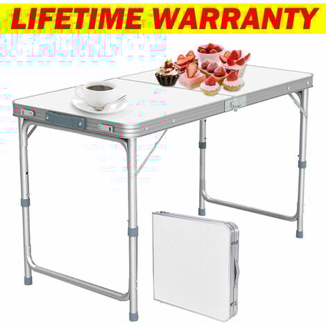 Portable Folding Table Camping Picnic Catering Party Outdoor Indoor ...