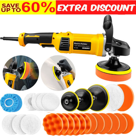 Car Polisher Car Polish Car Buffer 3500RPM 150-180mm Electric Polishing ...