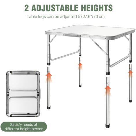Folding Table Portable Fold Up Tables Camping Garden Party Trestle ...