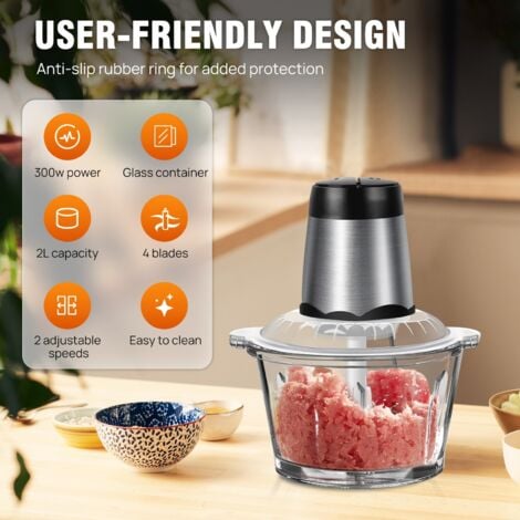 Electric Meat Grinder Mincer Mixer Food Chopper Kitchen Cutter Mincing Machine