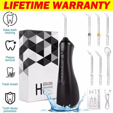 Water Flosser Cordless Teeth 300ml Tank Dental Oral Irrigator For Teeth ...