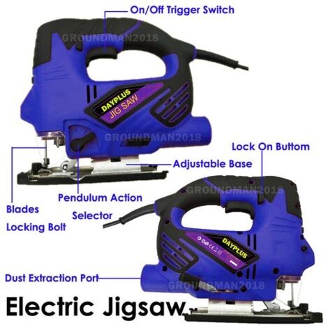 4500W Electric Jigsaw Cutter 6 Speed Laser Guide 45°Pendulum Wood Metal ...