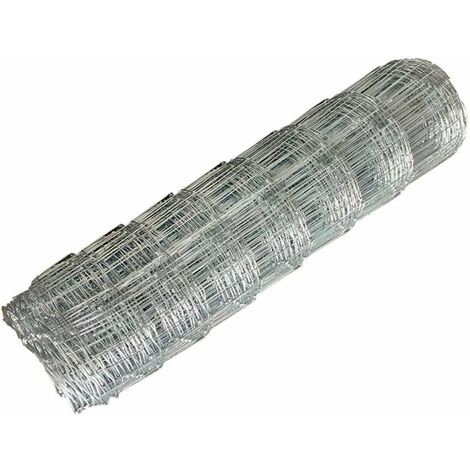 50m Roll Stock Fencing L8/80/15 Hot Dipped Galvanized Wire Mesh Sheep ...