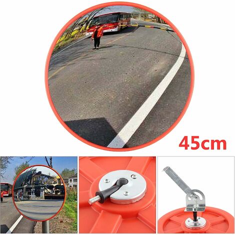 Traffic Mirror 45cm Convex Mirror for Driveway Wide Angle Security ...