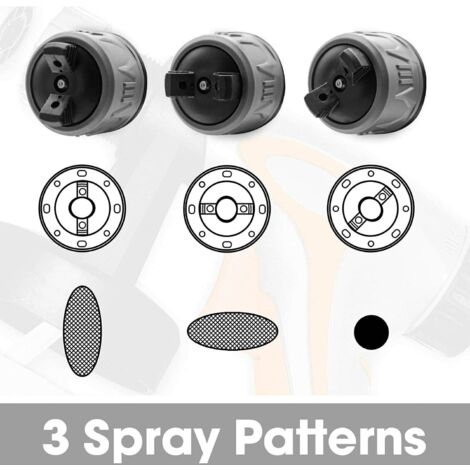800ml High Capacity Paint Sprayer, 550W DIY Electric Spray Gun with 3 ...