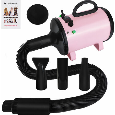 2800W Dog Cat Pet Hairdryer Grooming Adjustable Wind Speed Temperature ...