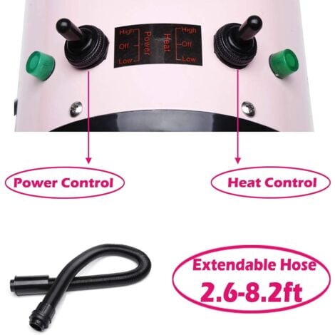 Dog Blaster Dryer 2800W Stepless Speed Pet Hair Blower for Large Dogs ...