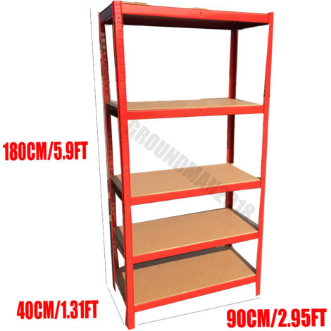 Racking Shelving Unit - Garage Warehouse Office Shed Industrial Shelves ...