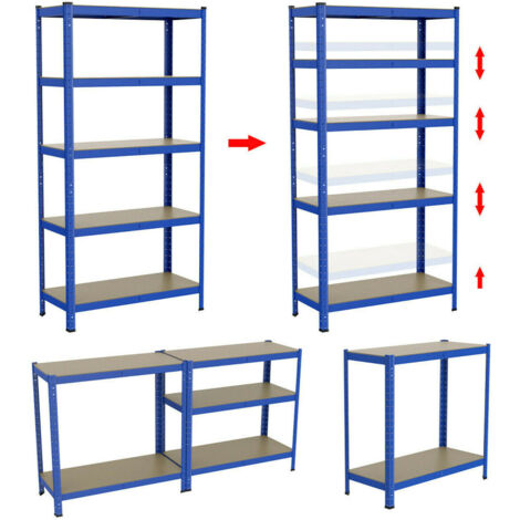 Racking Shelving Unit Garage Warehouse Office Shed Industrial Shelves ...