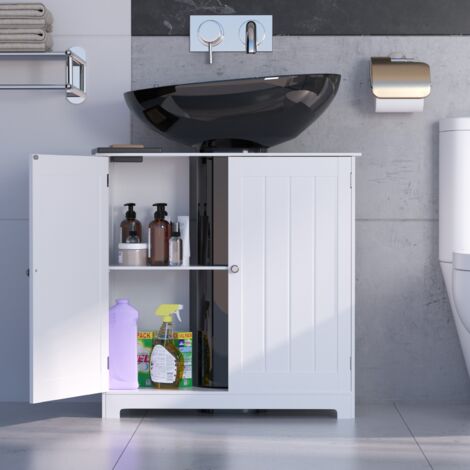 White Pedestal Sink Under Sink Unit Kitchen Sink Bathroom Under Sink ...