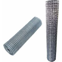 3ft x 98.5ft Welded Mesh Galvanised Steel Wire 30M Heavy Duty 25x25mm ...