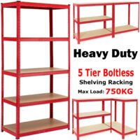 Racking Shelving Unit - Garage Warehouse Office Shed Industrial Shelves ...