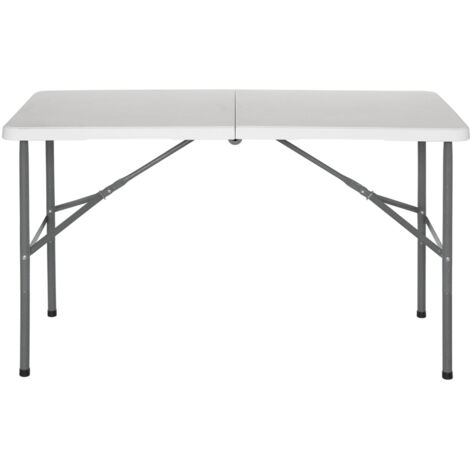Table pliante 122cm Rectangulaire Blanche Traiteur 7house