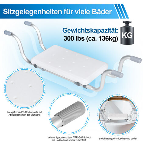 TolleTour Badewannensitz Badewannenbrett Wannensitz Stuhl Einstellbar ...