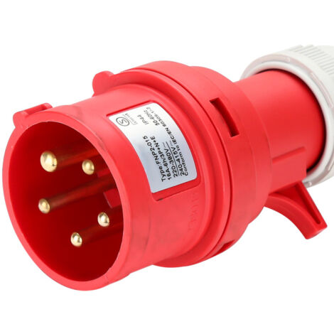 TolleTour Stromverteiler Verteiler Baustromverteiler Stromverteilung CEE 2 x 16A 400V+4x 230V 5 ...