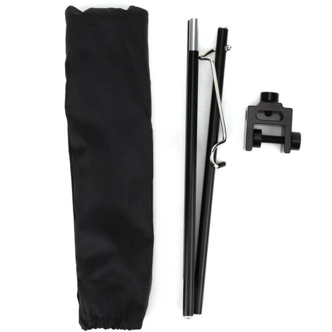 Black Portable Aluminum Alloy Folding Light Bracket Stand Outdoor ...