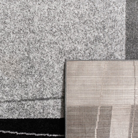 Paco Home Tappeto Di Design Tappeto Per Salotto Bordo Tappeto In Grigio ...
