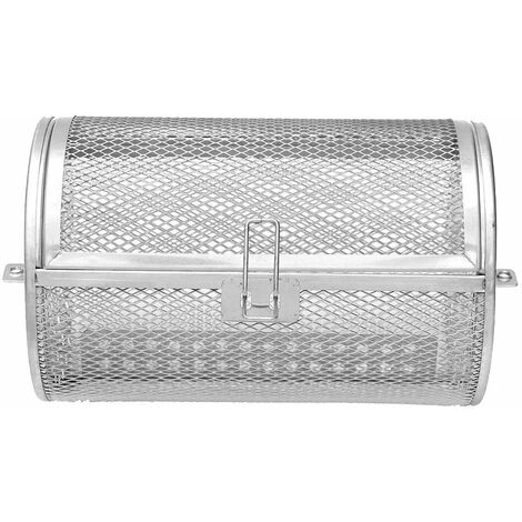 Tower Rotating Mesh Frying Basket,Stainless Steel,T17038006