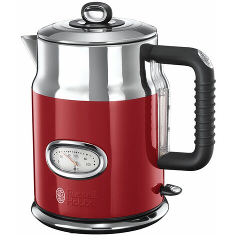 Retro 1.7L 2400W Kettle Red