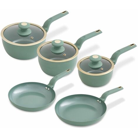 Tower T800232JDE Cavaletto 5 Piece Cookware Set with 16cm, 18cm, 20cm ...