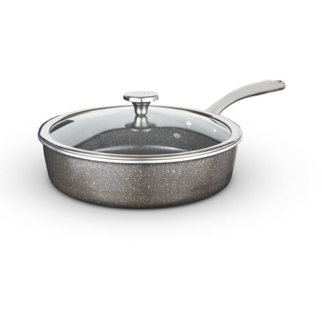 Tower Cerastone Pro 28cm Forged Aluminium Multi-Pan with Tempered Glass ...