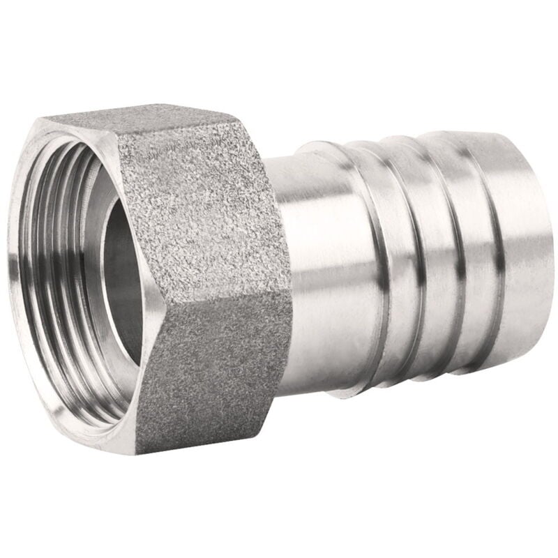 Racor 26x34 hembra de acero inoxidable 316L con tuerca móvil, para tubo ...