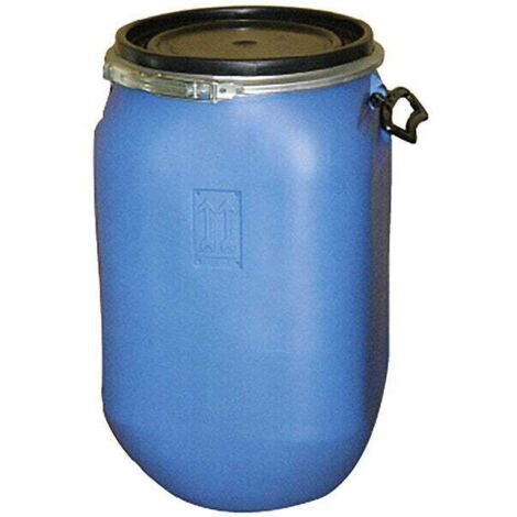Barrica de maceración alimentaria azul de 60L con tapa + fleje de ...