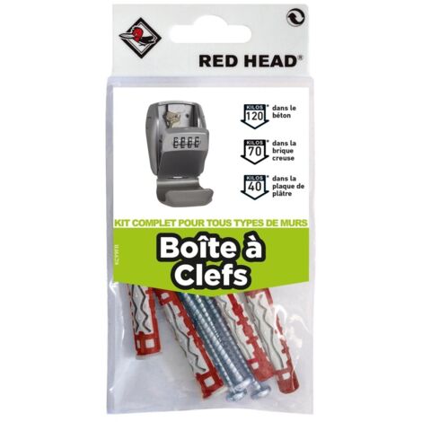 Kit de fijación de anclaje multimaterial de 4 piezas para cajas de ...