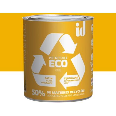 Pintura para paredes/techos color ocre ID Eco satinado 2 l ID