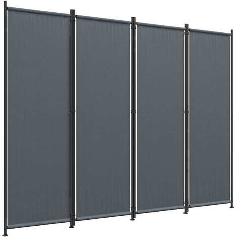 Biombo separador de ambientes de 4 paneles divisor plegable 223x170 cm ...