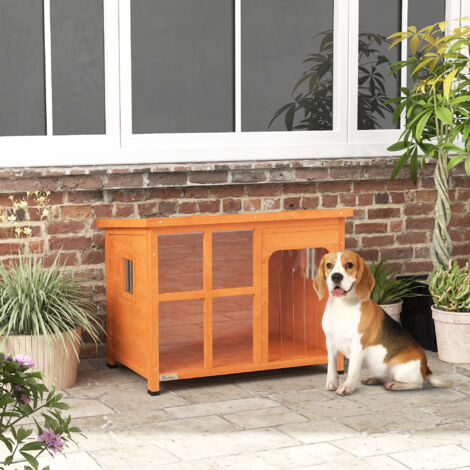 PawHut caseta para perros exterior casa para perros pequeños medianos ...