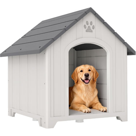 PawHut caseta para perros exterior, casa para perros grandes de ...
