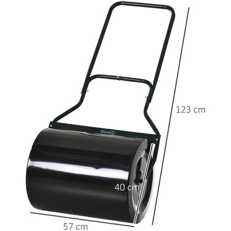 Rodillo para Césped con Capacidad de 60L Diámetro de 50cm