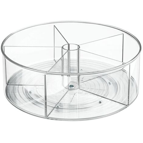 Piastra girevole compartimentata in plastica Linus