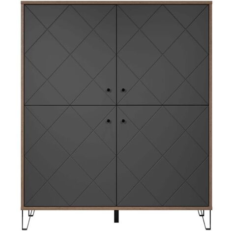 Buffet alto 4 porte H136 cm - Montez