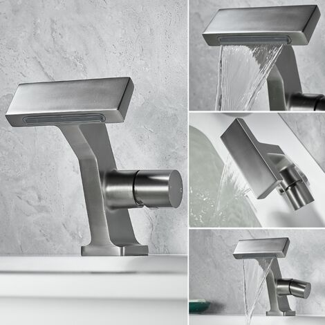 Wasserfall Wasserhahn Bad Modern Waschtischarmatur Mischbatterie ...