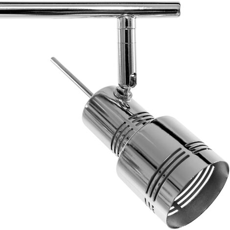 LÁMPARA de TECHO APP746-2C SPOTLIGHT 2 CROMO 2-PUNTOS de LUZ GU-10 18X36CM