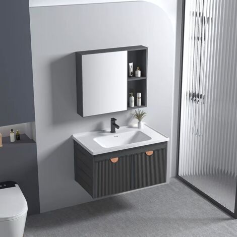 CONJUNTO DE MUEBLE DE BAÑO CON LAVABO MARIO REA GREY 60CM