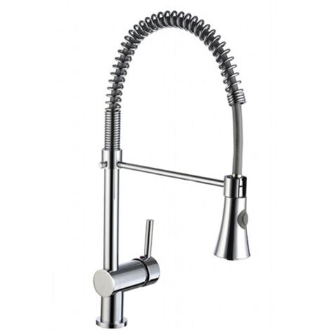 ENKI, Slinky, KT080 Modern Pull Out Kitchen Sink Mixer Tap Sprayer ...