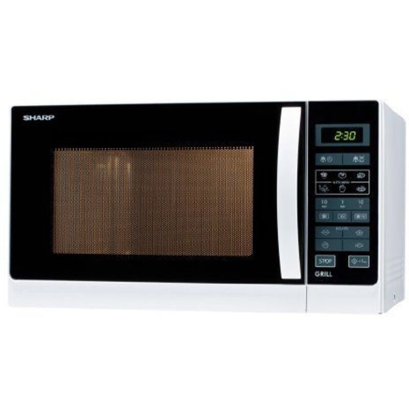 Sharp Home Appliances R-742WW forno a microonde Superficie piana Microonde con grill 25 L 900 W ...