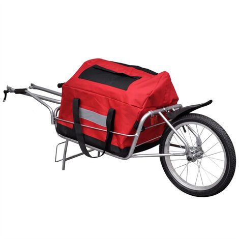 FIMEI Remorque de vélo à une roue avec sac de rangement