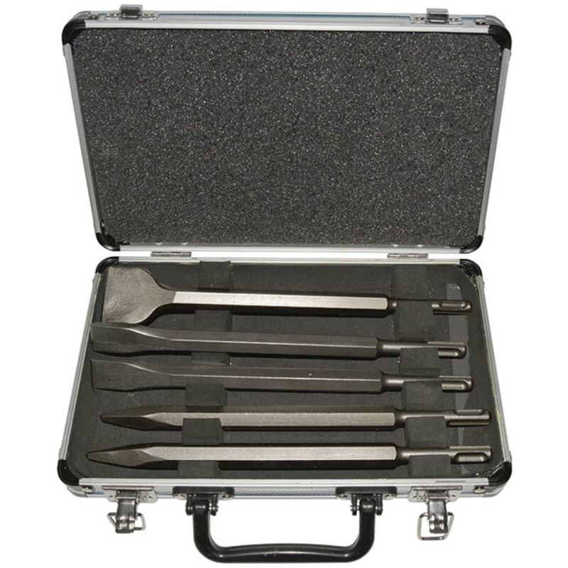 Makita D-42379 Kit scalpelli 5 parti Lunghezza totale 250 mm SDS-Plus 1 KIT