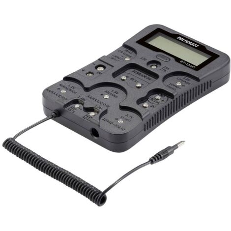 VOLTCRAFT Tester batterie BT-12DIG Campo di misura (tester batterie) 1 ...